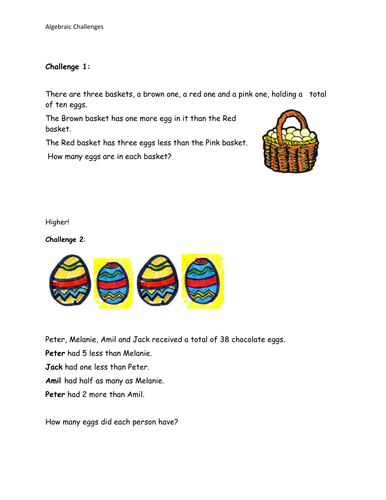 Algebra in real life scenarios | Teaching Resources