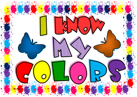 I Know My Colors | Teaching Resources