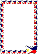 Philippine Flag Themed Lined Paper and Pageborders | Teaching Resources