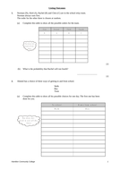 Listing Outcomes/Combinations | Teaching Resources