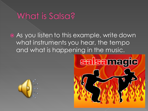 Characteristics of Salsa | Teaching Resources