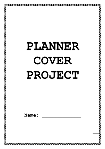 Planner Cover Sewing Project | Teaching Resources