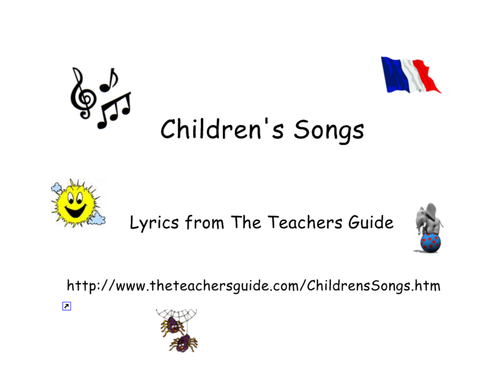 Children's songs | Teaching Resources
