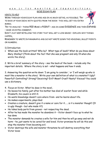 MARY SHELLEY'S FRANKENSTEIN | Teaching Resources