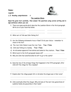 The Legend of the Lambton Worm | Teaching Resources