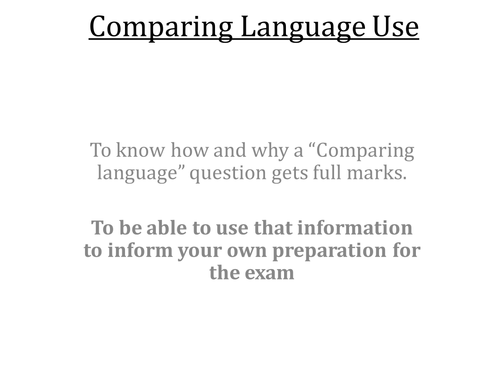 Comparing non-fiction texts | Teaching Resources