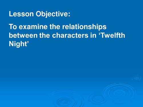 12th Night Full lesson and Resources | Teaching Resources