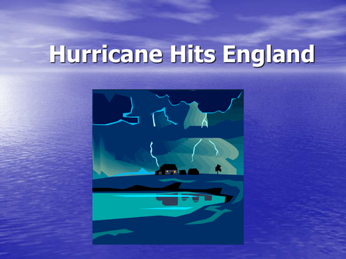 Hurricane Hits England poetry lesson | Teaching Resources