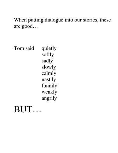 Dialogue in narrative posters | Teaching Resources