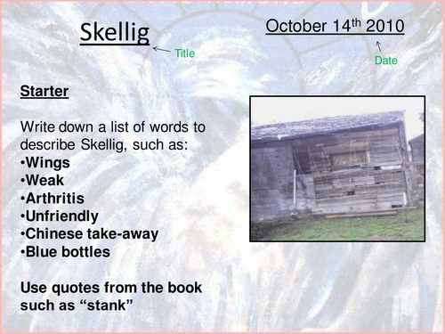 Skellig | Teaching Resources
