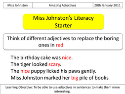 Amazing Adjectives | Teaching Resources