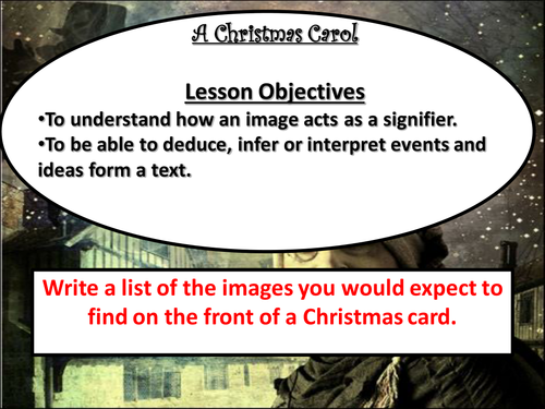 Christmas Carol Lesson PP Film Trailer | Teaching Resources