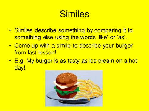 The Simpsons - - Similes | Teaching Resources