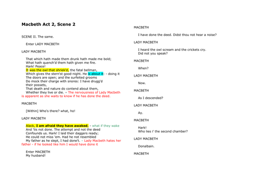 Macbeth | Teaching Resources