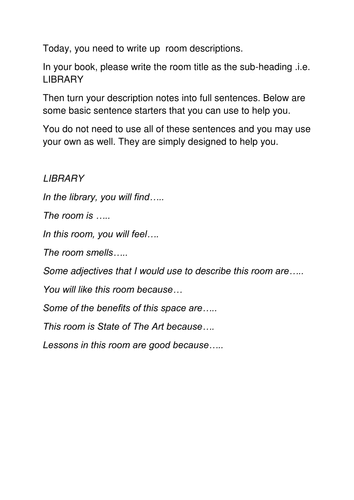 Using Details in Writing | Teaching Resources