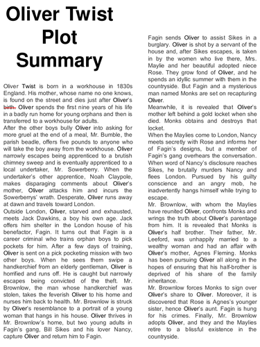 Oliver Twist lsn 2 | Teaching Resources