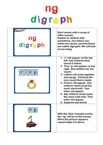 Digraph: ng | Teaching Resources