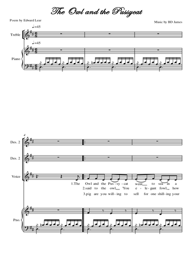 The Owl and the Pussycat | Teaching Resources