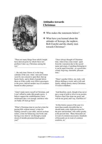 English Language Arts Lesson Plan: A Christmas Carol Resources ...