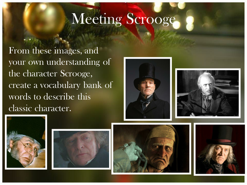 A Christmas Carol Lesson 3 - Meeting Scrooge | Teaching Resources