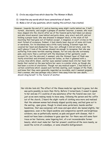 The Woman in Black lessons and activities | Teaching Resources