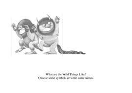 Where the Wild Things Are | Teaching Resources