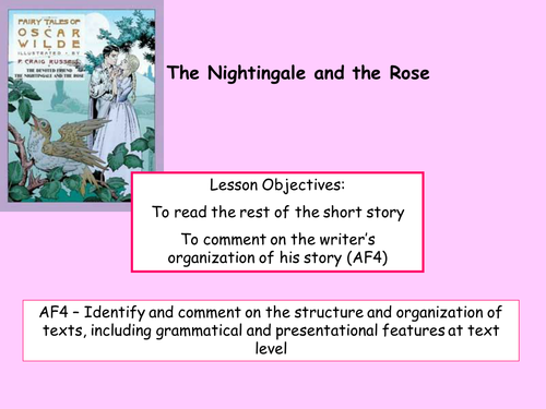 The Nightingale and the Rose lessons | Teaching Resources