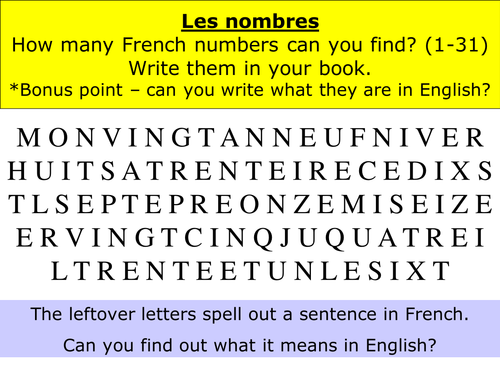 Various starters on numbers | Teaching Resources