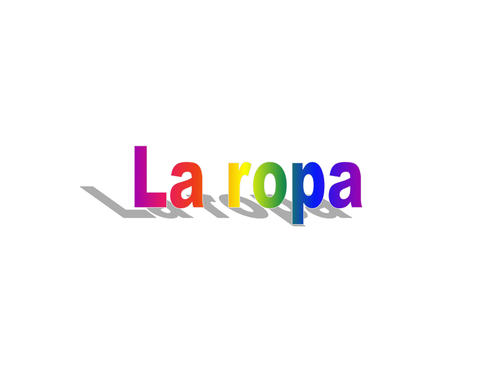 De compras- La ropa | Teaching Resources