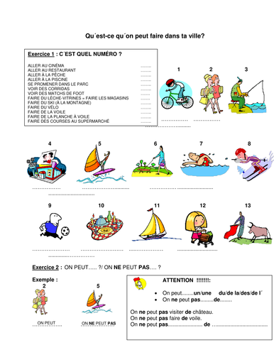 Les loisirs; les hobbies | Teaching Resources