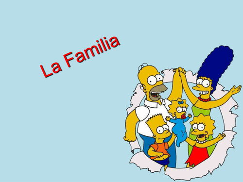 La Familia Los Simpsons Family | Teaching Resources