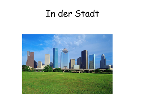 In der Stadt | Teaching Resources