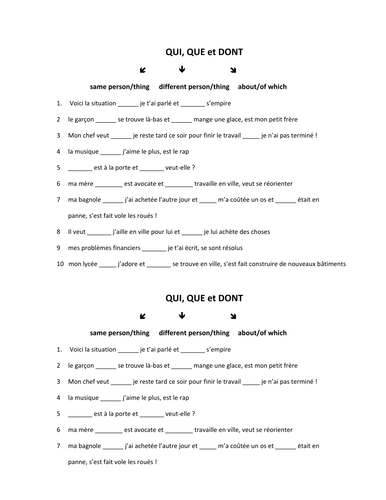 Au cafe | Teaching Resources