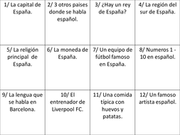 Spanish cultural quiz | Teaching Resources