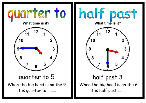 Time Flash Cards | Teaching Resources