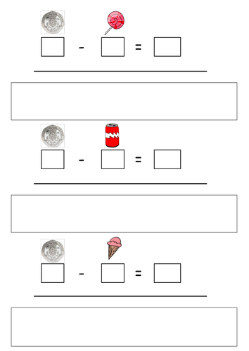 1st Grade Money - Giving Change | Teaching Resources