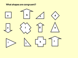 Congruent Shapes | Teaching Resources
