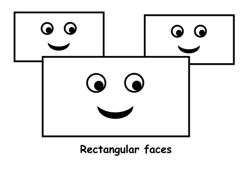 Properties of 2-D Shapes - Shape Faces | Teaching Resources