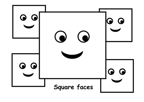 Properties of 2-D Shapes - Shape Faces | Teaching Resources