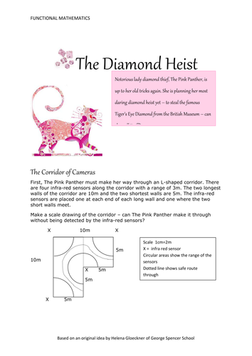 Functional Math - Diamond Heist | Teaching Resources