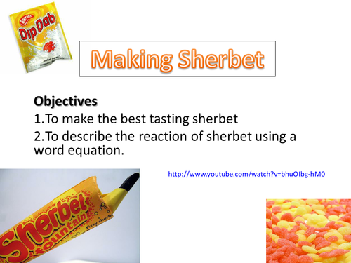 Making sherbet | Teaching Resources