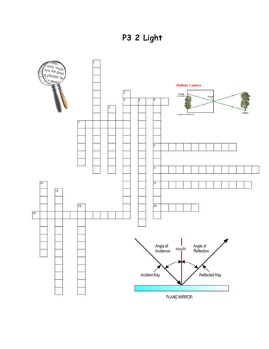 Further physics revision crosswords | Teaching Resources