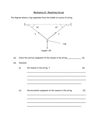 Mechanics | Teaching Resources