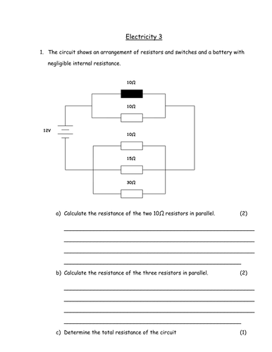 Electricity | Teaching Resources