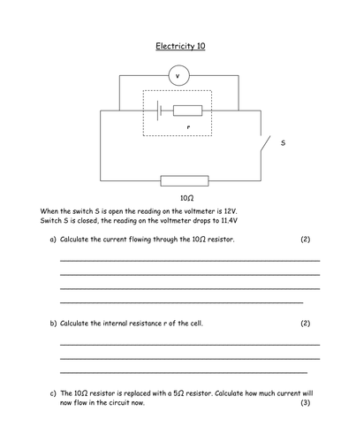Electricity | Teaching Resources