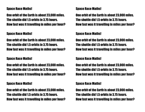 The Space Race | Teaching Resources