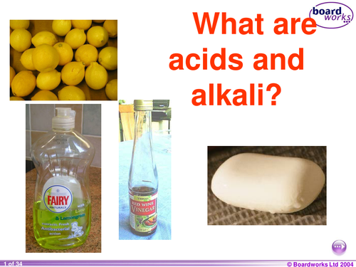 Chemical Reaction - What are acid & alkali | Teaching Resources