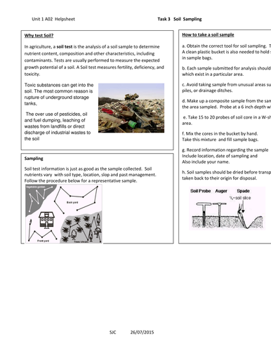 soil sampling | Teaching Resources