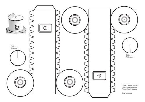 Assemble your own lunar Lander | Teaching Resources
