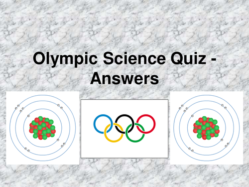 Science Olympics Quiz | Teaching Resources